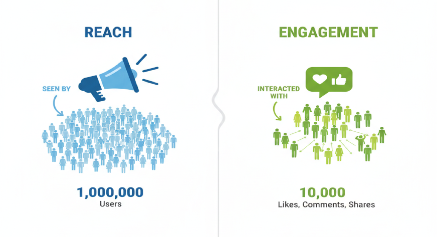 What Is the Difference Between Reach and Engagement?